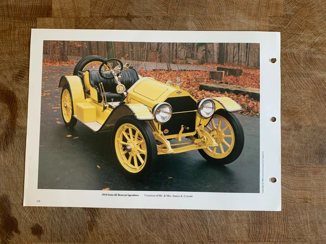 AUTO 100 CLASSIC Car A4 Posters Jaguar Xk-120M Stutz 4E Bearcat ...