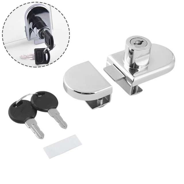 VERRE PORTE LOCK Armoire Placards Pr sentation for 5-8mm pais Verre Mat riel EUR 14,45 - PicClick FR