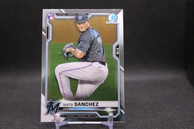 SIXTO SANCHEZ #78 2021 Bowman Chrome Miami Marlins RC recrue EUR 1,09 ...