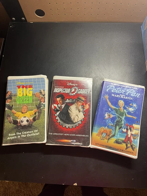 NASTRI DISNEY VHS - Peter Pan, gadget ispettore e il grande verde (B4 ...
