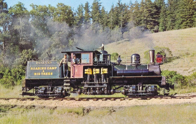 DIXIANA SHAY NARROW GAUGE STEAM LOCOMOTIVE Felton Santa Cruz California ...