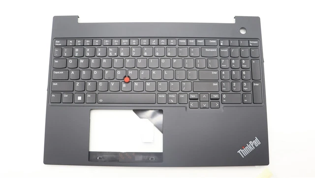 LENOVO THINKPAD E16 Gen 1 Palmrest Cover Keyboard US Black Backlit ...