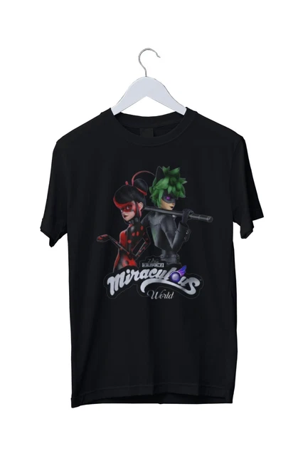 MIRACULOUS LADYBUG CAT Noir Tales of Shadybug Graphic T-Shirt S M L XL ...
