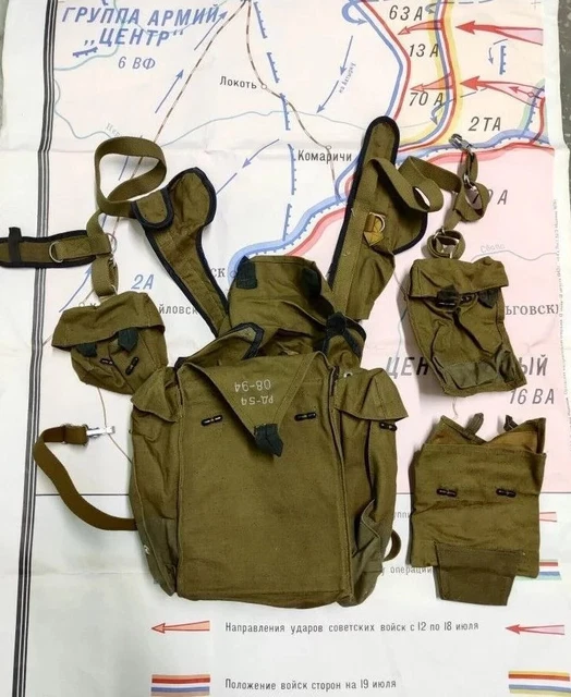 SOVIET RUSSIAN ARMY Airborne VDV RD-54 Backpack Afghan war Paratrooper ...