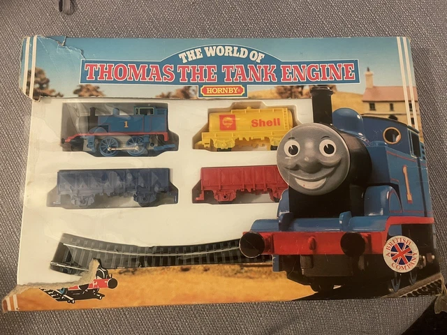 THOMAS THE TANK Engine clockwork train set hornby with key £35.00 ...
