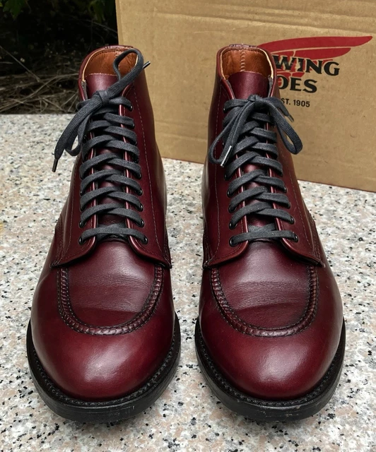 JAPANESE MARKET RED Wing 9091 Girard Boots Black Cherry Leather Gro ...