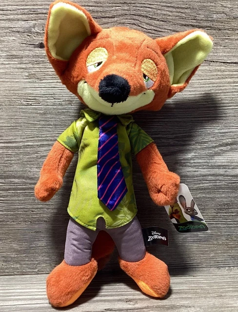 DISNEYS ZOOTOPIA NICK Wilde Fox Soft Toy 37cm Plush Family Animation ...
