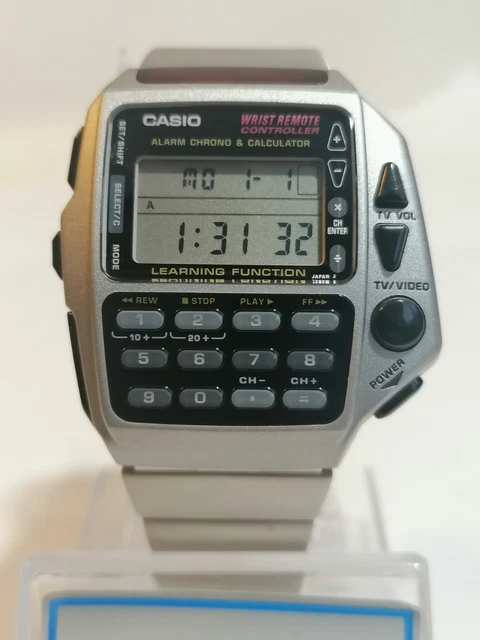 VINTAGE CASIO CMD-40 1174 TV Remote Controller Digital Calculator Watch ...