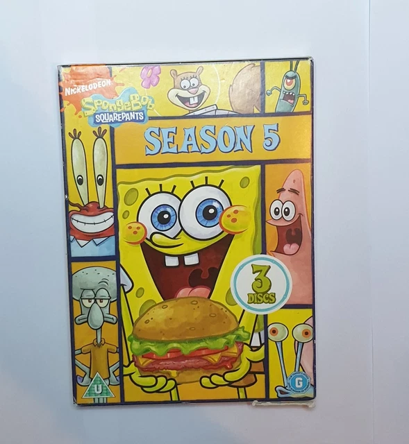 SPONGEBOB SQUAREPANTS COMPLETE SERIES 5 DVD Season Five £17.99 ...