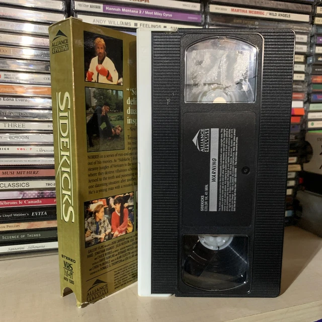 1993 SIDEKICKS VHS Video Tape Chuck Norris Jonathan Brandis Action $10. ...