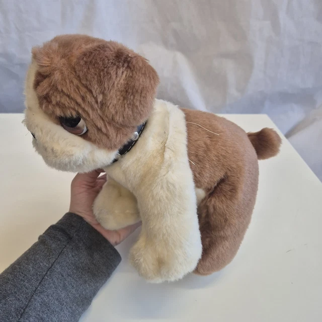 KEEL TOYS SIGNATURE Cuddle Puppies Bulldog - Brown & White Soft Plush Toy £14.61 - PicClick UK