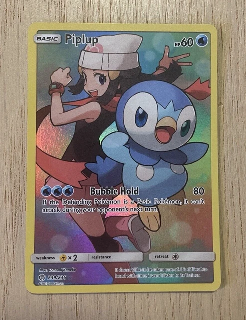 PIPLUP 239/236 SECRET Rare Full Art [Cosmic Eclipse] Pokémon TCG $39.90 ...