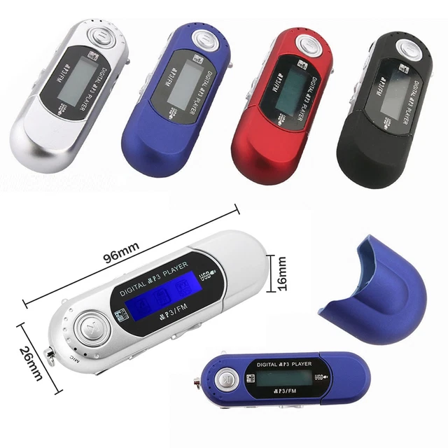 PORTABLE USB DIGITAL MP3 player with LCD Screen Supports 32GB TF card ...