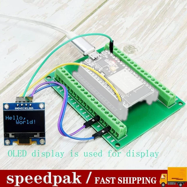 SCHEDA BREAKOUT ESP32 38 pin GPIO 1in2 ESP32S ESP32 sviluppo ESP-WROOM ... SCHEDA BREAKOUT ESP32 38 pin GPIO 1in2 ESP32S ESP32 sviluppo ESP-WROOM ...