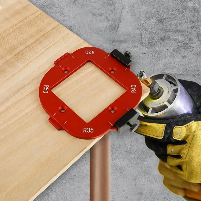 ROUTER CORNER RADIUS Template,2pcs Radius Jig Router Templates for8443 ...