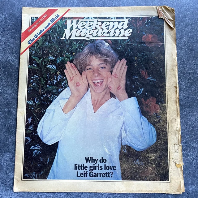 JUNE 1978 WEEKEND Magazine Magazine Leif Garrett £10.10 - PicClick UK