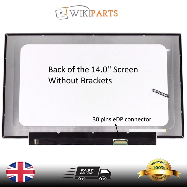 FOR SALE HP 14S-DQ0008NA Replacement LCD Screen FHD IPS 14" Glossy ...