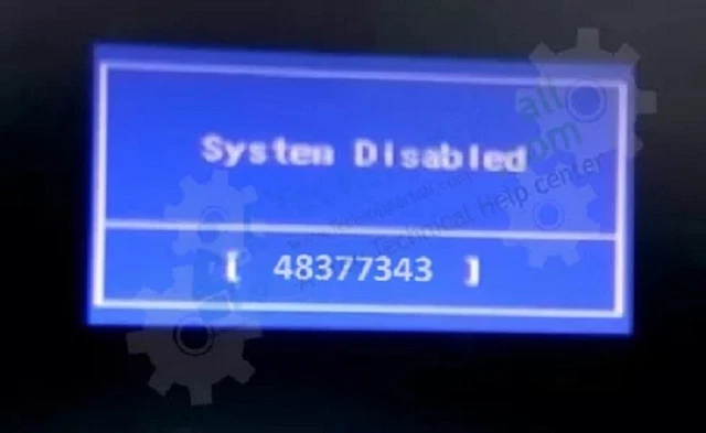 UNLOCK BIOS PASSWORD for HP System Disabled with 8 digits code EUR 5,58 ...