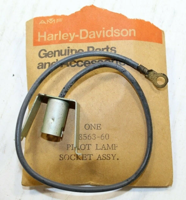 HARLEY PANHEAD IRONHEAD XL Sportster Dash Indicator Pilot Lamp Socket ...