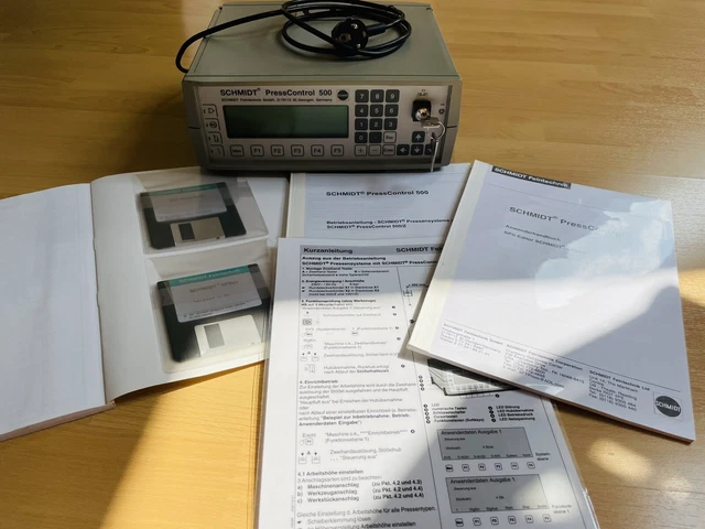 STEUERUNG SCHMIDT PRESSCONTROL 500 mit Schlüsse, Anleitung und Diskette ...