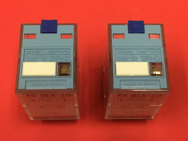 RELECO - C7-X10-DX - Serie QR-C - Relay - LOT OF (2) - NEW EUR 26,64 ...