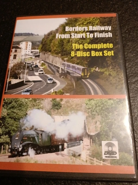 BORDERS RAILWAY FROM Start To Finish 8 Disc Box Set - Edinburgh trains ...