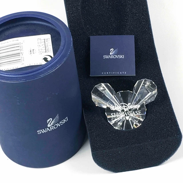 SWAROVSKI DISNEY SHOWCASE Collection Mickey Mouse Title Plaque - 835357 ...