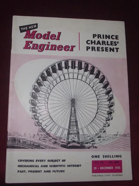 THE NEW MODEL Engineer Edition Magazine Vol 113 No.2849 Dec 29 1955. £5.00 - PicClick UK