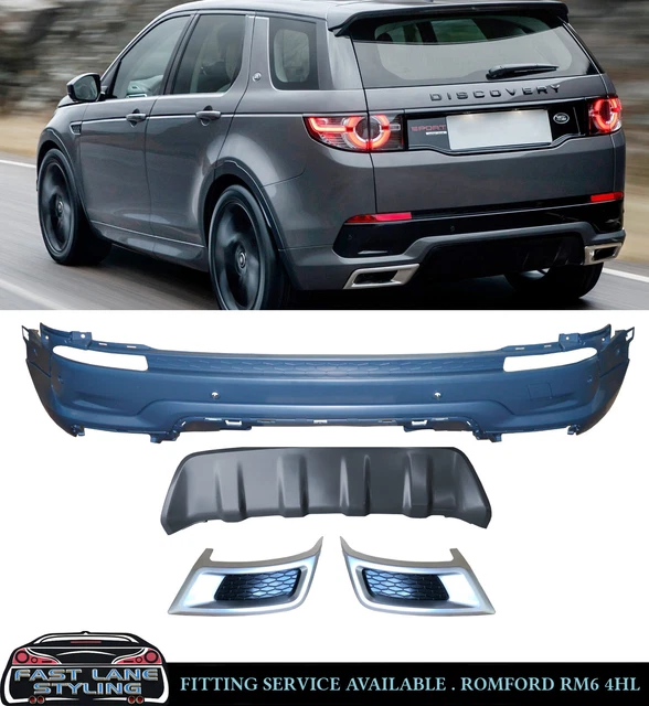LAND ROVER DISCOVERY Sport L550 Rear Bumper Diffuser & Tailpipe Cover ...