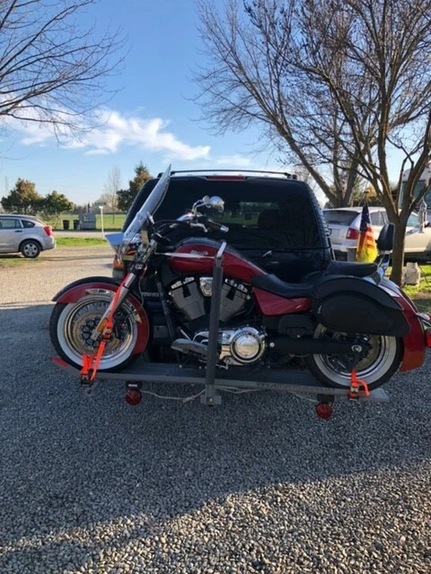 PORTE-MOTO, GRAND VÉLO de route, attelage récepteur classe 4/2 ...