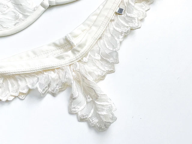 WICKED WEASEL 494 Angel Mesh bottom + 322 Underwire Top Ivory Size M ...