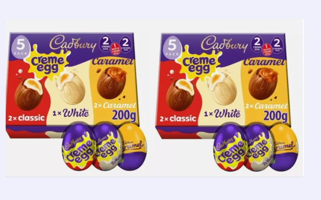 CADBURY MIXED CHOCOLATE Eggs Box Perfect Easter Chocolate box multiple ...