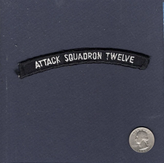 VA-12 CLINCHERS US NAVY Enlisted Uniform Attack Squadron Rocker Patch ...