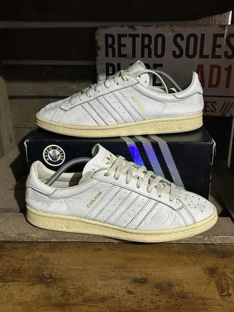 ADIDAS ORIGINALS ® Earlham Spezial Spzl White Leather UK Size 10.5 2019 ...