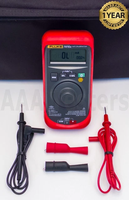 FLUKE 707EX INTRINSICALLY Safe mA Loop Calibrator ATEX EX II 2 G Ex ia ...
