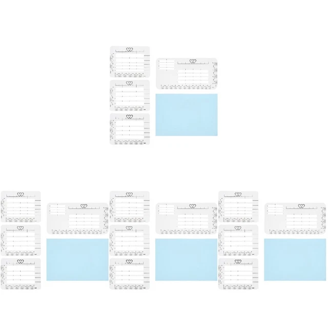 SET OF 4 Envelope Template Card Making Supplies Envelopes Greeting Tool ...