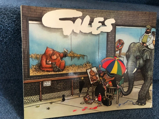 ORIGINAL GILES ANNUAL 36th Cartoon 1982 Thirty-sixth Series Book, good ...
