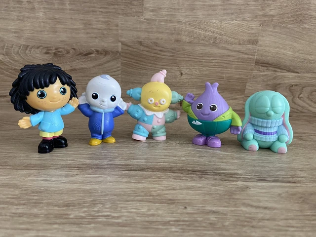 MOON AND ME Figures Mr Onion Colly Wobble Moon Baby Pepi Nana Sleepy ...
