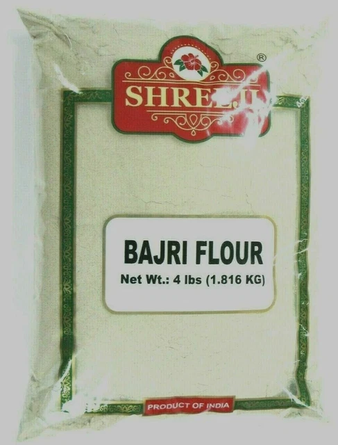 PEARL MILLET PEARL Flour Bajri Kambu Mahangu Bajra Flour 4 lb Export ...