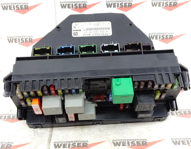 SAM MODUL ZENTRALELEKTRIK Sicherungskasten MERCEDES W204 Bj09 ...