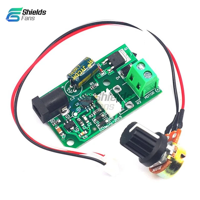MINI PWM MOTOR Governor DC 6V 12V 24V 3A Motor Controller Speed Control ...