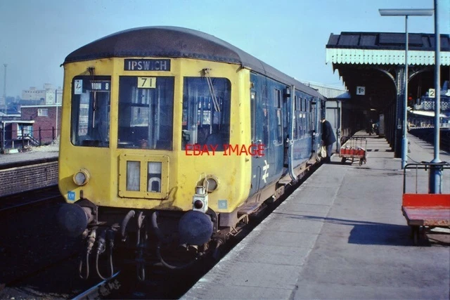 PHOTO 2-CAR Class 100 At Ipswich No E51125 Cravens Class 141 No E56469 ...