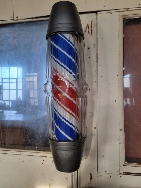 VINTAGE BARBERS POLE light Osaka Japanese 1950s beautiful shop sign £ ...