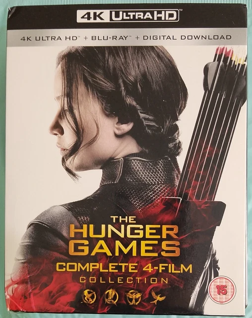 THE HUNGER GAMES - 4 Film Collection (4K Ultra HD & Blu-ray) **Damaged ...