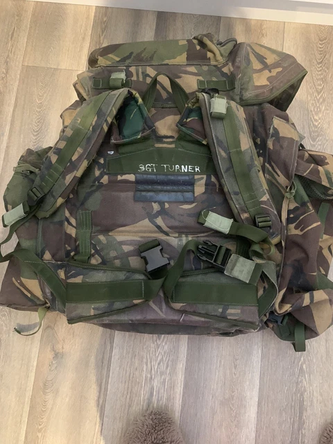 ORIGINAL BRITISH ARMY Issue DPM Woodland Camo Short Back Bergen ...