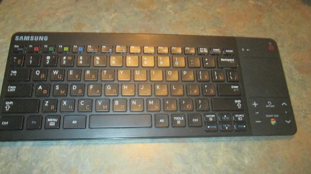 SAMSUNG WIRELESS BLUETOOTH Keyboard Touchpad VG-KBD1000 for Smart TV ...