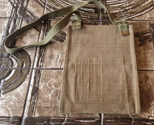 VINTAGE WORLD WAR II British Army Webbing Map Case £14.99 - PicClick UK