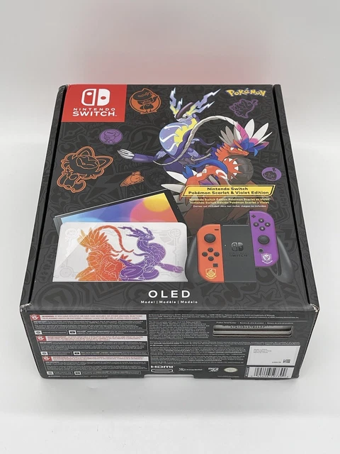 NINTENDO SWITCH 64GB OLED Pokémon Scarlet & Violet Edition Console System - New EUR 309,62 ...
