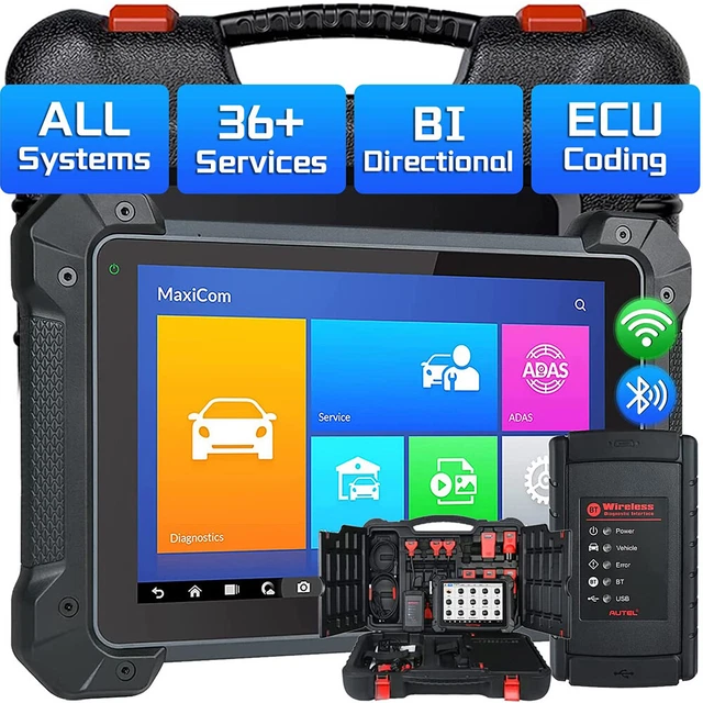 2023 AUTEL MAXISYS MK908 II Car OBD2 Diagnostic Scanner Key ECU Coding ...