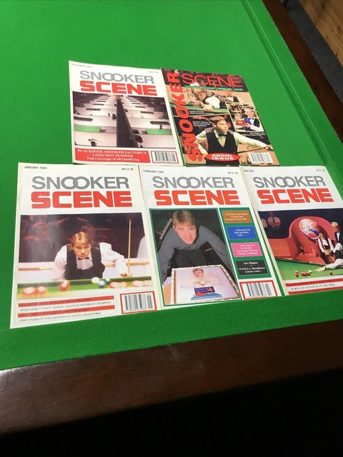 SNOOKER SCENE MAGAZINE 1995 X 5 Issues £9.99 - PicClick UK